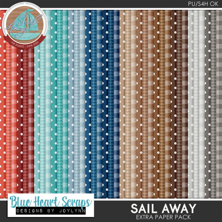 Sail Away Bundle + Freebies! - Blue Heart Scraps